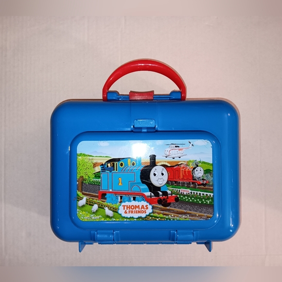 Thomas & Friends | Other | Thomas Friends Blue Lunch Box With ...